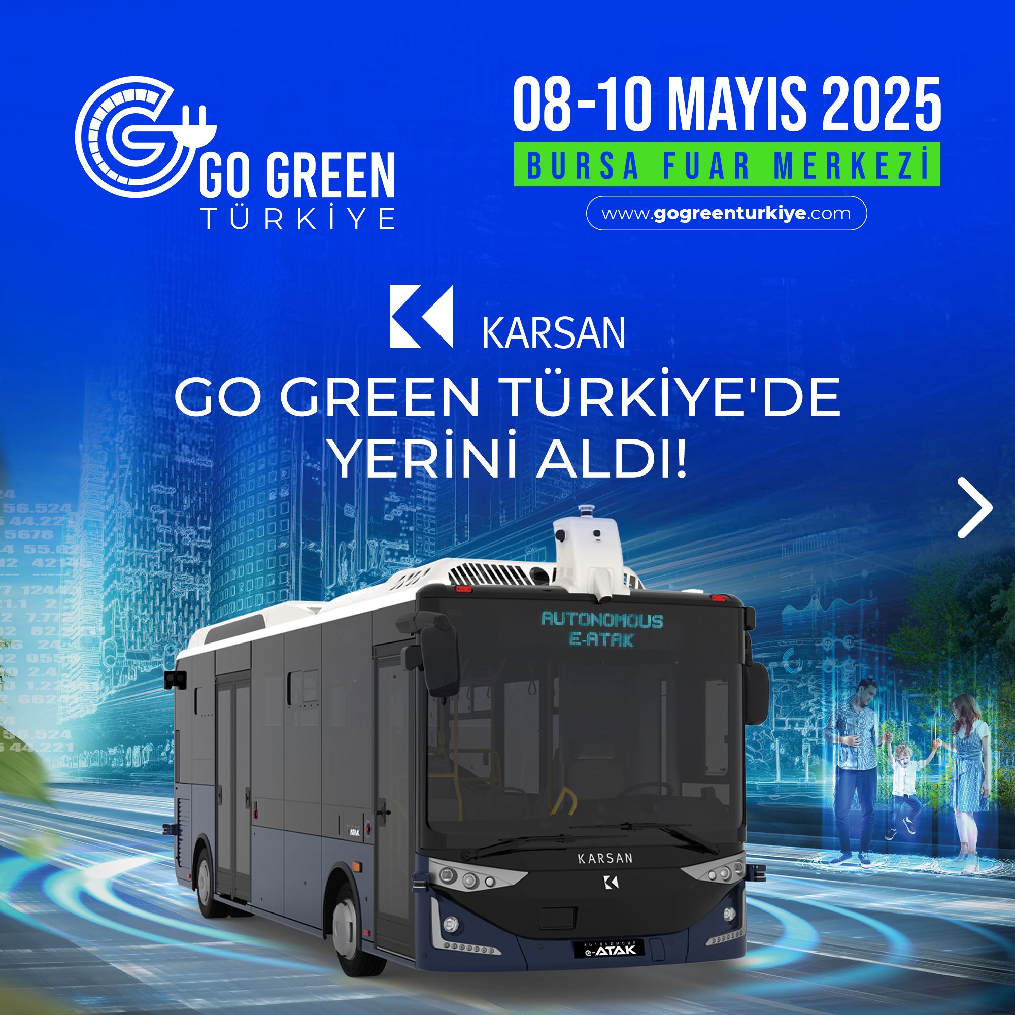 Karsan'ın Otonom Aracı OTONOM e-ATAK Go Green Türkiye ‘de! - Hürses